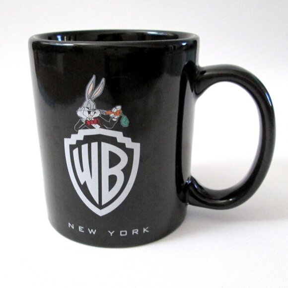 Warner Bros. | Kitchen | Warner Bros Studio Store Mug Bugs Bunny Black ...